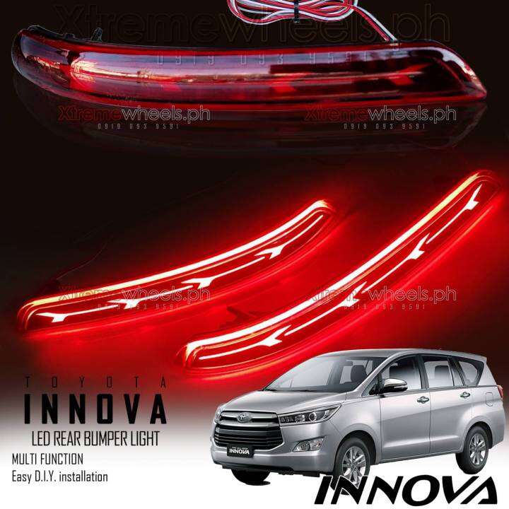 Toyota Innova 2016 - 2023 with Signal Light Rear Bumper Light Led Light ...