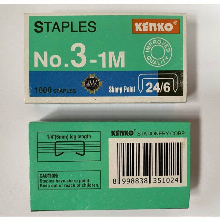 KENKO Staples KENKO No. 03-1M (1 Kotak) / Isi Stapler KENKO No. 3-1M / Isi Staples Kenko ...