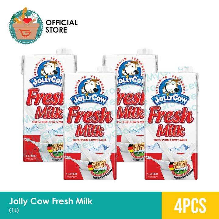 Jolly Cow Fresh Milk 1L x 4s | Lazada PH