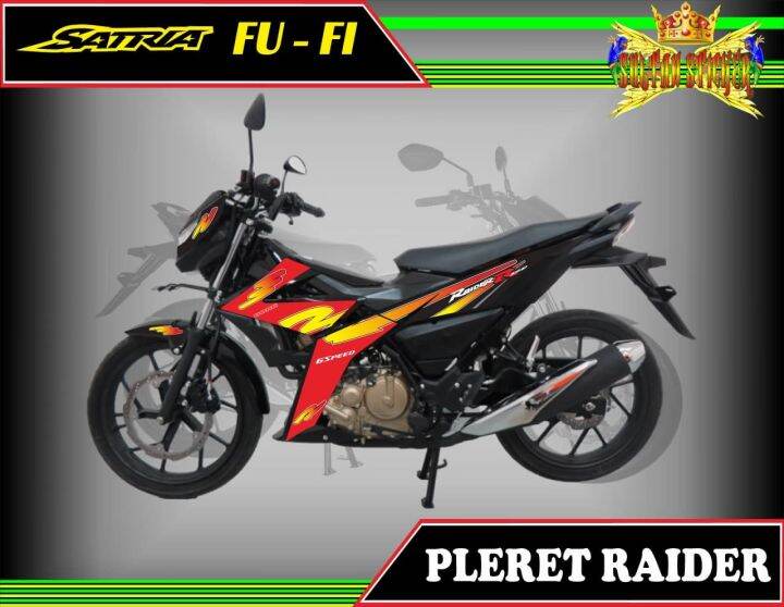 Stiker Streaping Decal List Motor Satria FU FI (Injeksi) PLERET RAIDER ...