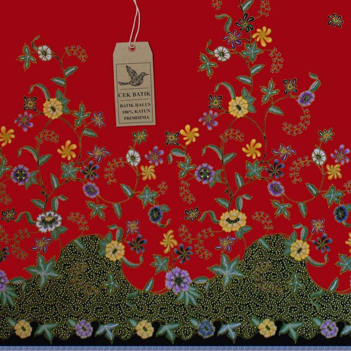 batik tradisional - Kwalitas Expor Motif Batik Bunga Manis (Biru ...