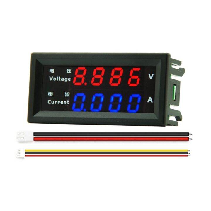 DC 100V 200V 10A Electronic Digital Voltmeter Ammeter 0.28 39; 39; LED Display Voltage Regulator ...