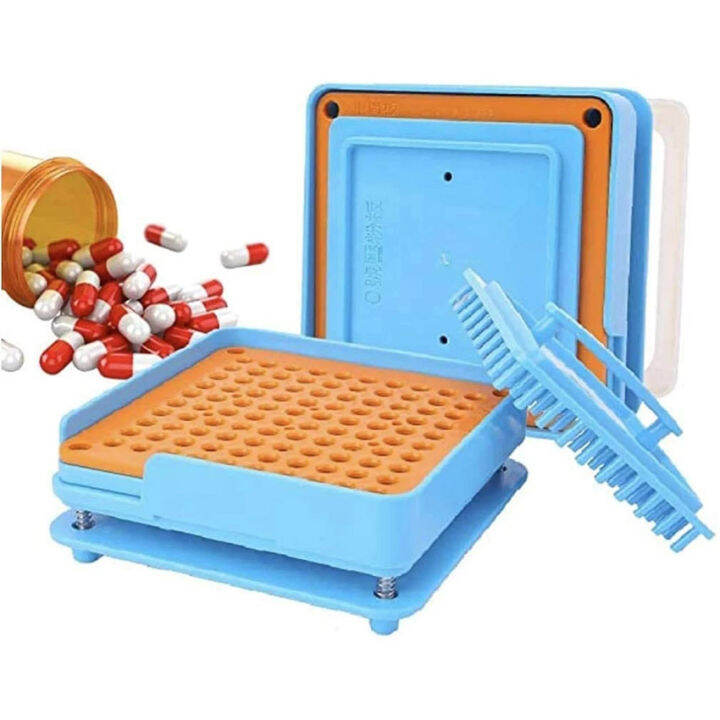【Local Send Out】100 Holes Capsule Powder Filler Plate Empty Capsule ...