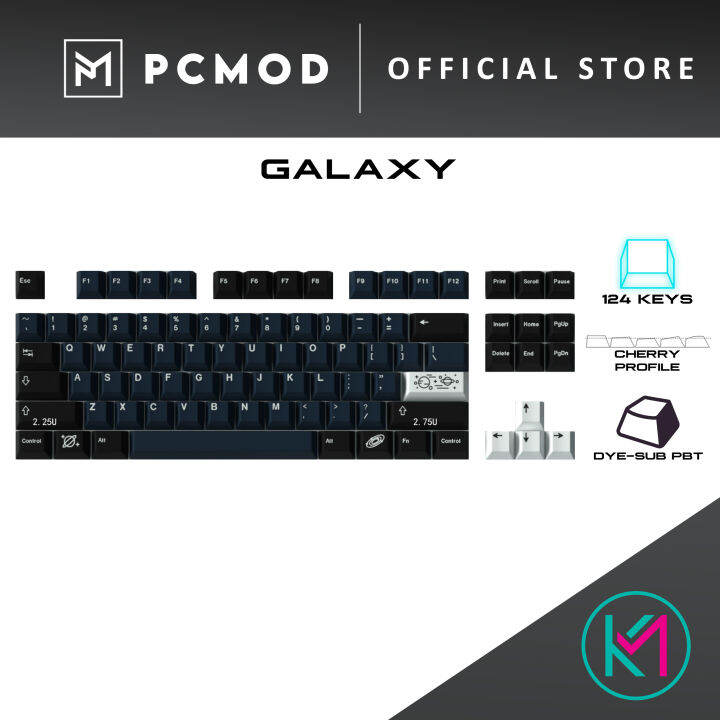 Galaxy | Base Set Only , Novelties Only , Both | Cherry Profile Keycaps ...