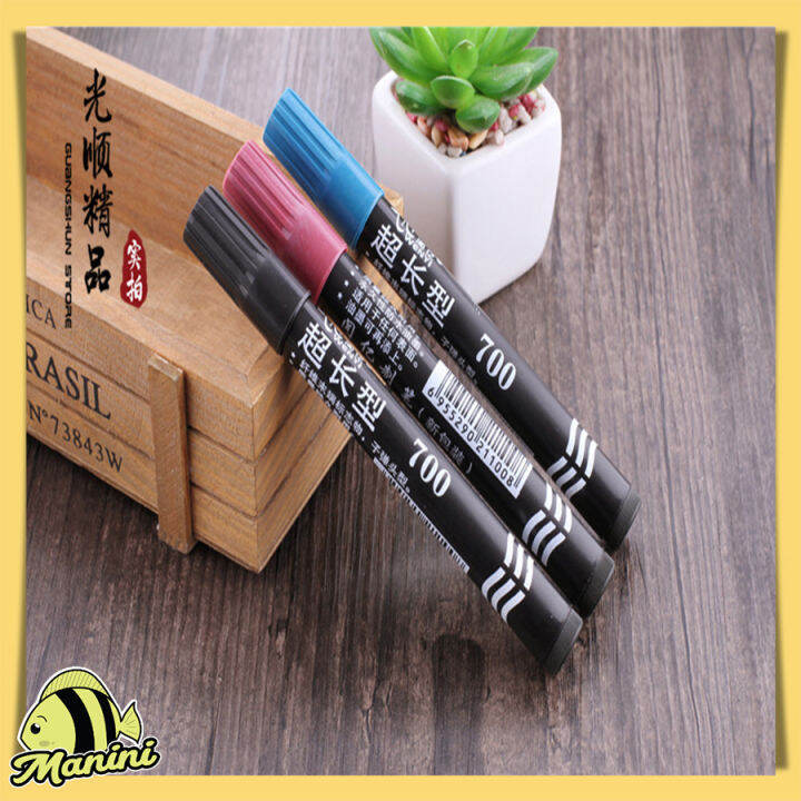 MANINI ปากกาเคมี หัวกลม กันน้ำ ลบออกไม่ได้ Permanent Maker 700 | Lazada ...