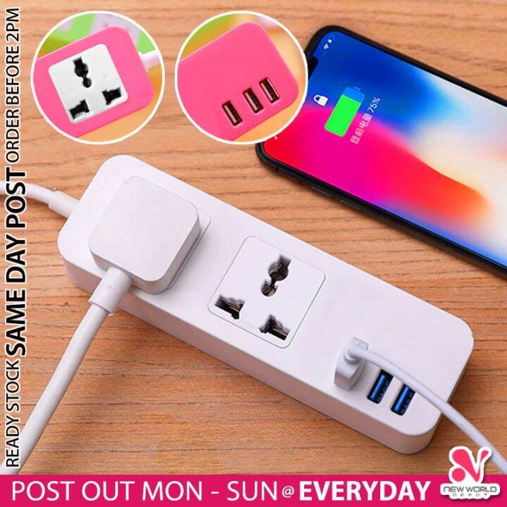 𝗙𝗜𝗥𝗘𝗣𝗥𝗢𝗢𝗙 》Portable Universal Trailing Power Socket Extension 1.8 Meter ...