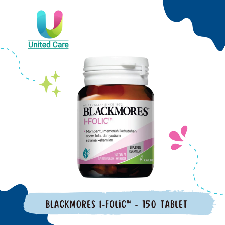 BLACKMORES I-FOLIC 150 TABLET / SUPLEMEN KEHAMILAN / ASAM FOLAT ...