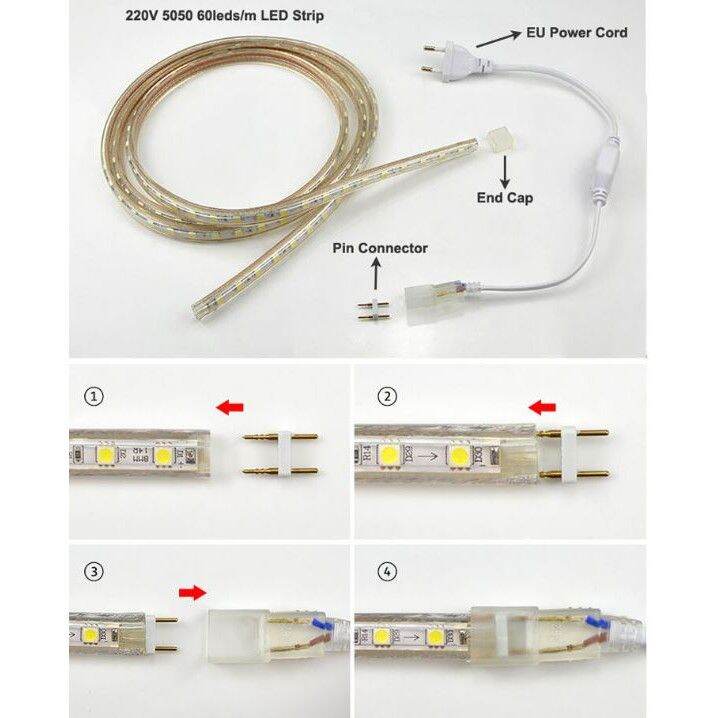durable Plug and Play - LED Strip Light smd2835 dual bulb for ceiling ...