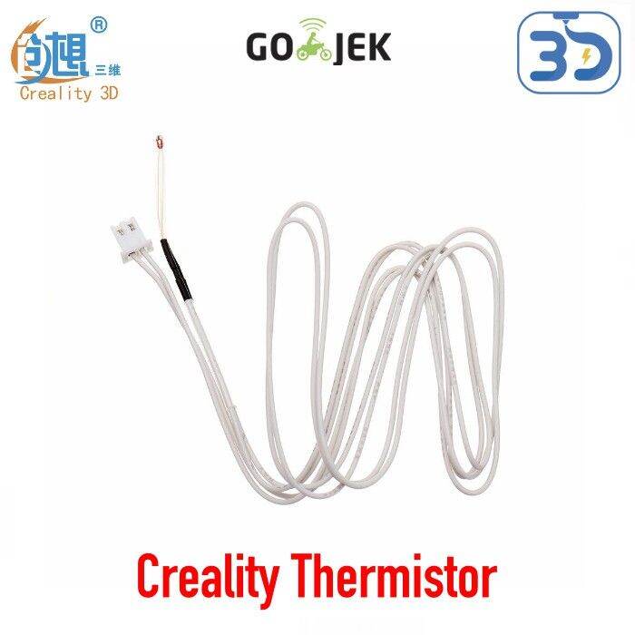 Creality 3D Printer NTC Kabel Heatbed dan Hotend Thermistor 100K ...