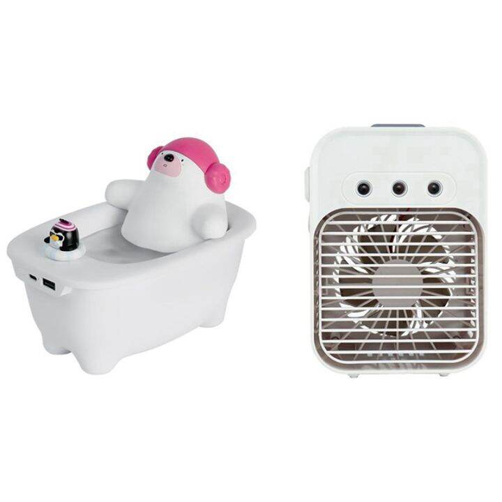 Air Conditioner, Personal Air Cooler3 Wind Speed Desktop Air ...