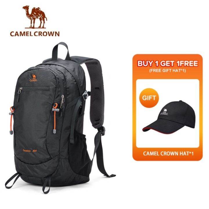 HOT★CAMEL CROWN กระเป๋าเป้สะพายหลัง ความจุขนาดใหญ่ 40 ลิตร ระบายอากาศ ทนต่อการสึกหรอ สําหรับเดิน ...