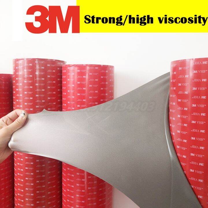เทปกาวสองหน้ารถ3M พิเศษ5608 VHB สีเทาเข้มเทปโฟมอะคริลิหนา0.8มม. 3M ตกแต่งผนังกาวสองด้าน | Lazada ...