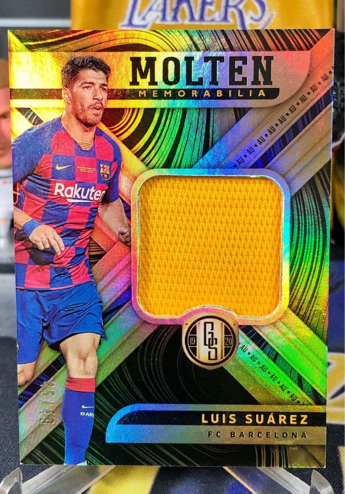 LUIS SUAREZ #45/49 JERSEY CARD ⚽️ การ์ดฟุตบอล MOLTEN MEMORABILIA ...