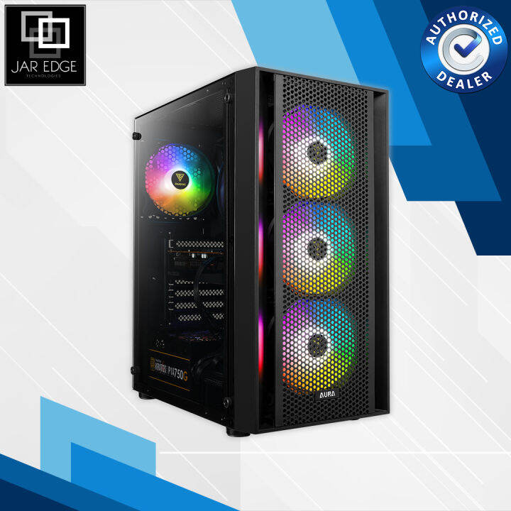 Gamdias Aura GC2 Perforated RGB Mid-Tower Case | Lazada PH