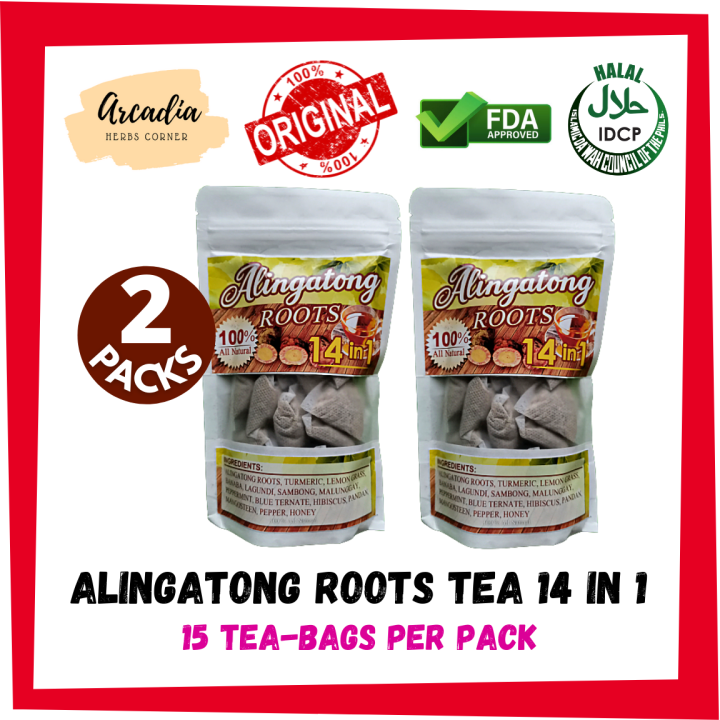 [SET OF 2 PACKS] Alingatong Root Tea 14 In 1 15 Sachets Per Pack ...