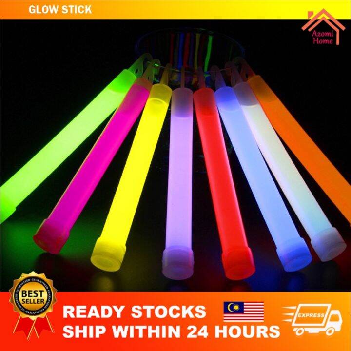 6 Inch Glow Sticks Light Stick Party Camping Safety Emergency Survival ...