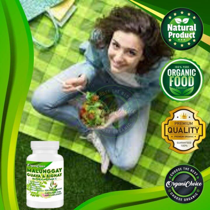 LAZ - Authentic Pure Organihoice Malunggay, Guava, Bignay with Vit C ...