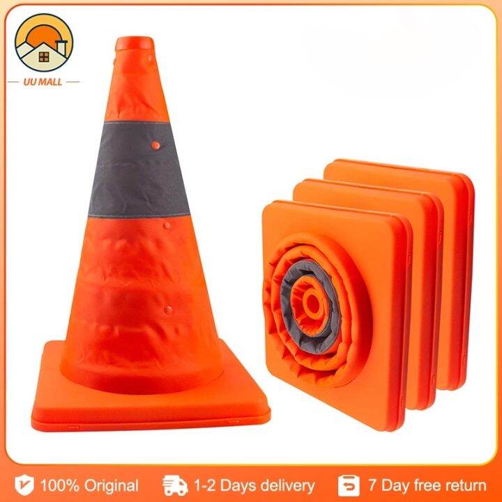 45cm Reflectorized Traffic Cone Barricades Warning-sign Road-Safety ...