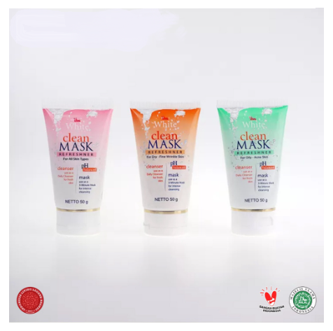 Viva White Clean & Mask ( 3 varian ) | Lazada Indonesia