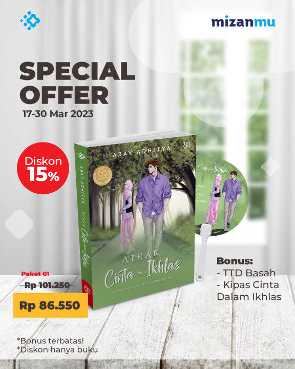 Novel ATHAR: CINTA DALAM IKHLAS - Abay Adhitya (Bentang Pustaka) | Lazada Indonesia