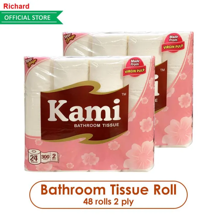 ☽Kami Bathroom Tissue 24s X 2 (48 Rolls) | Lazada PH