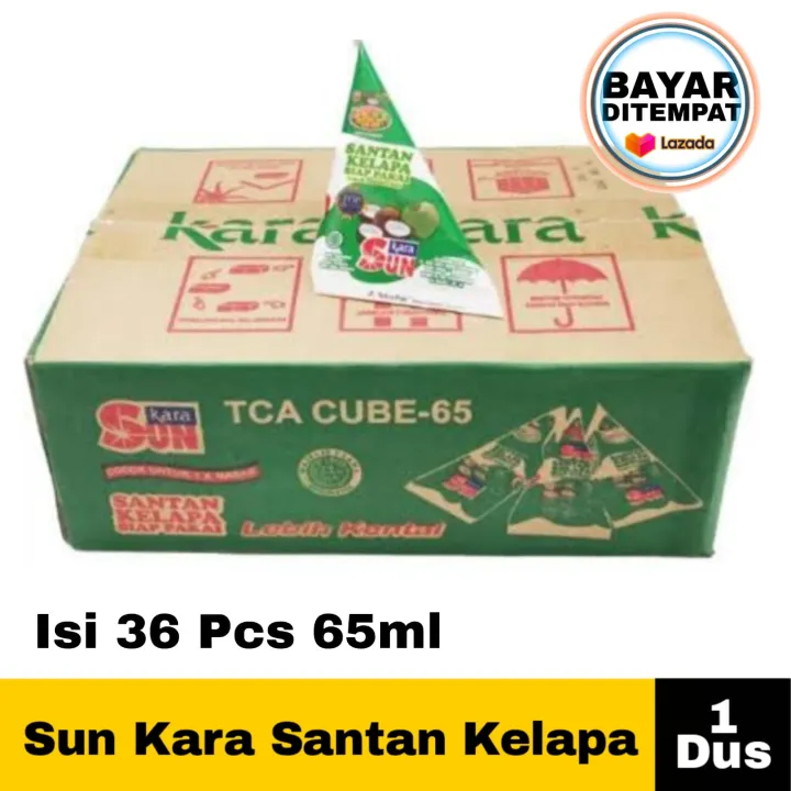 1 Karton Sun Kara Santan Kelapa Isi 36 Pcs 65ml | Lazada Indonesia