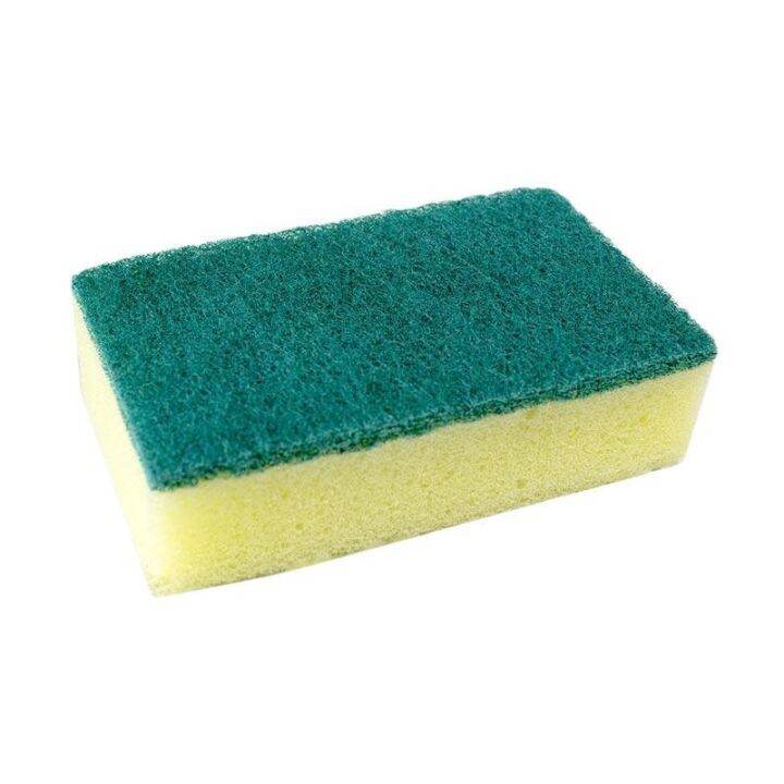 spon cuci piring murah - spons 2 sisi mini kuning hijau - sponge cuci ...