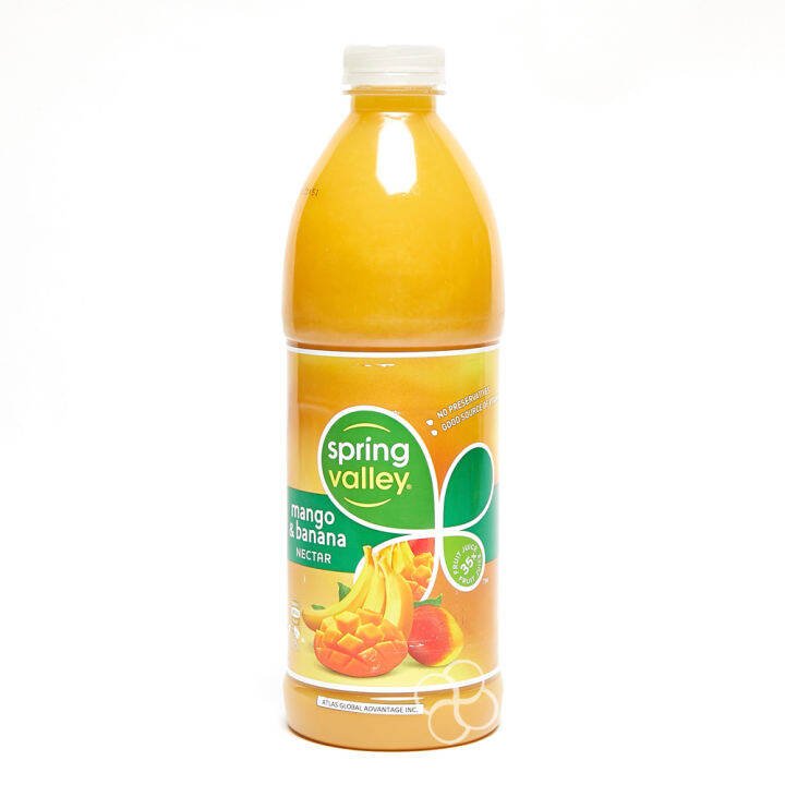 Spring Valley Mango & Banana Juice 1.25L | Lazada PH