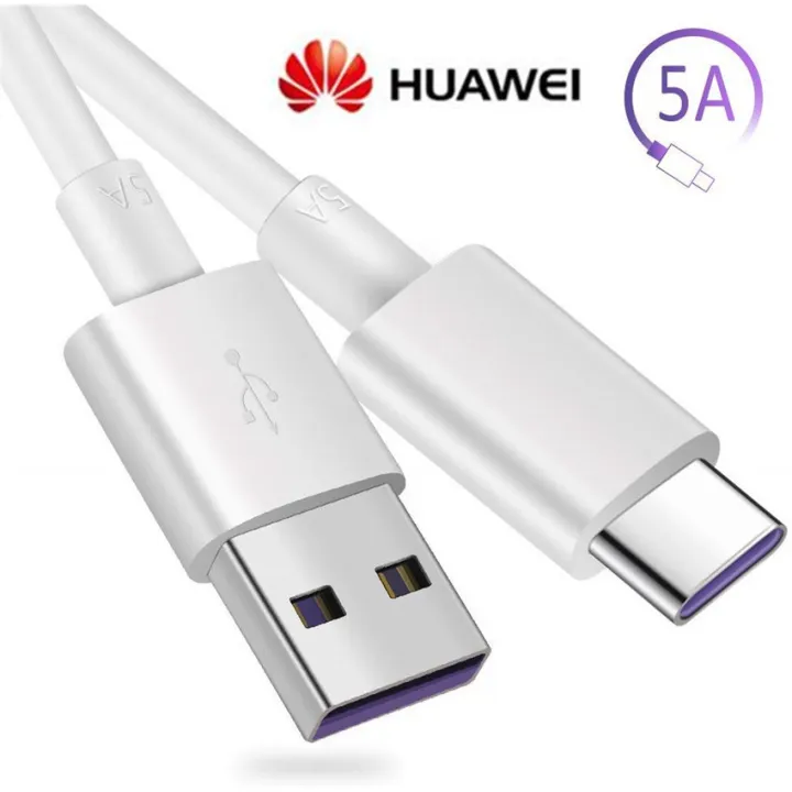 Original Huawei USB Type C Cable 5A Fast Charge USBC Type-C Cable ...