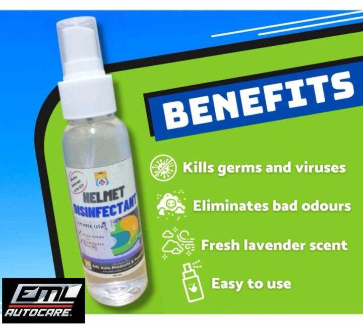 EML HELMET DISINFECTANT 100ml ( Lavander Scent ) | Lazada PH