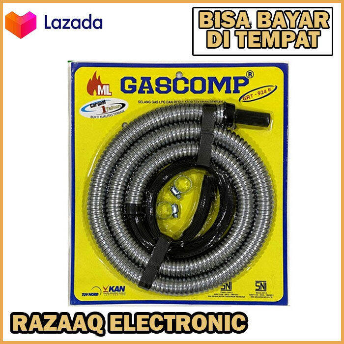 SELANG GAS GASCOMP Selang Flexibel Panjang 1,8 Meter -SNI | Lazada Indonesia