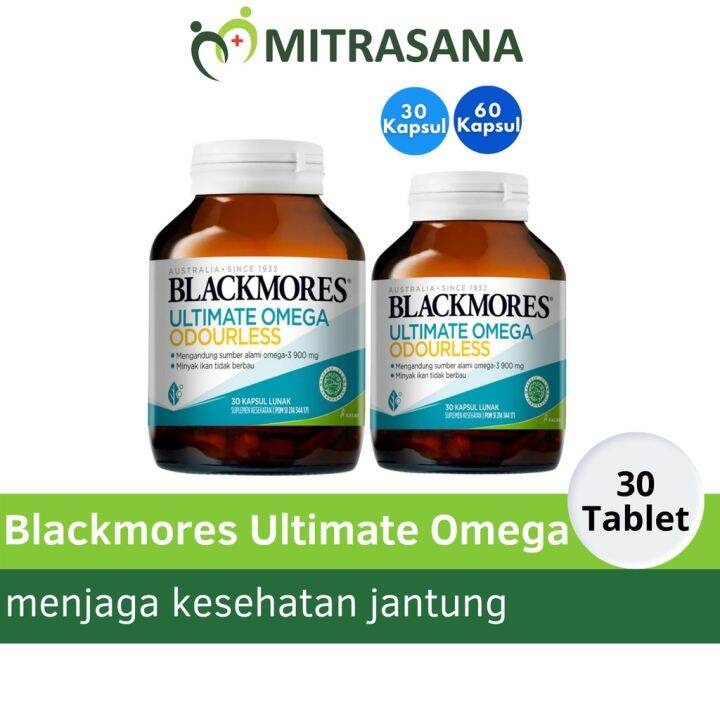 Blackmores Ultimate Omega Odourless - 30kps | Lazada Indonesia
