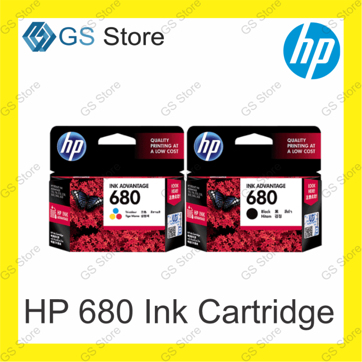 HP 680 Black Original Ink Advantage Cartridge | Lazada