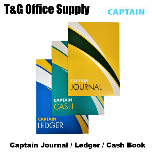 Captain Journal / Cash / Ledger Book (40 pages) | Lazada
