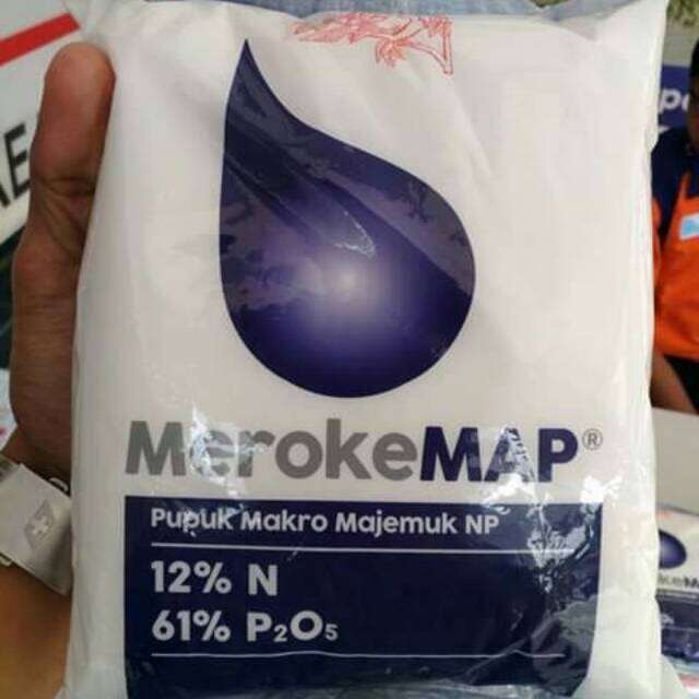 pupuk makro NP MEROKE MAP kemasan 1kg dari MEROKE TETAP JAYA | Lazada ...