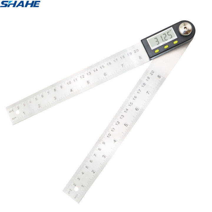 shahe 200 mm Digital Protractor Inclinometer Electron Goniometer Angle ...