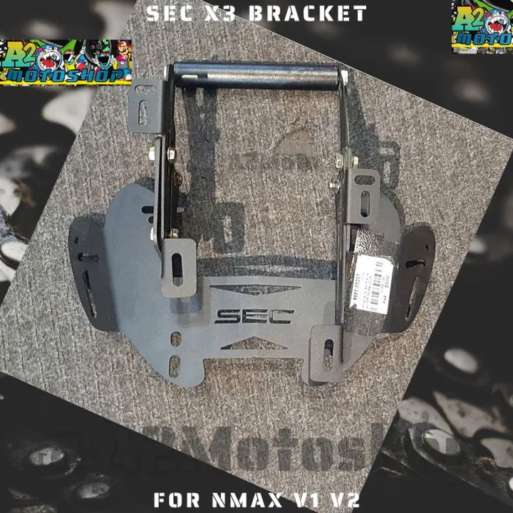 NMAX V1 V2 SEC X3 Bracket for Windshield Visor Side Mirror w CP Holder ...