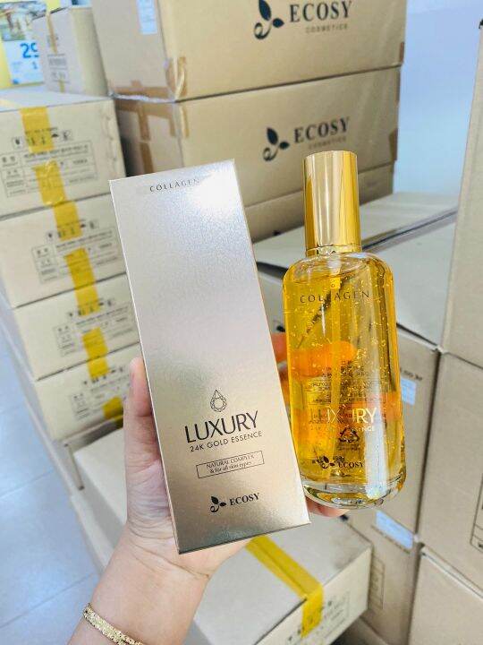 TINH CHẤT VÀNG 24K NGỪA LÃO HÓA DA ECOSY COLLAGEN LUXURY 24K GOLD ESSENCE 120ML | Lazada.vn
