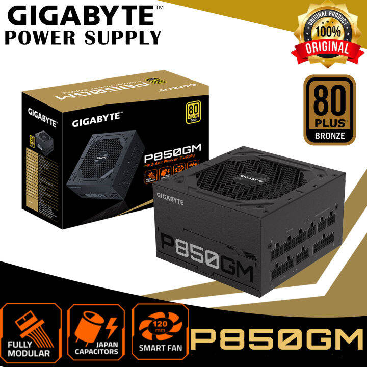 Gigabyte P850GM 850W 80 PLUS Gold certified Intel Form Factor ATX 12V ...