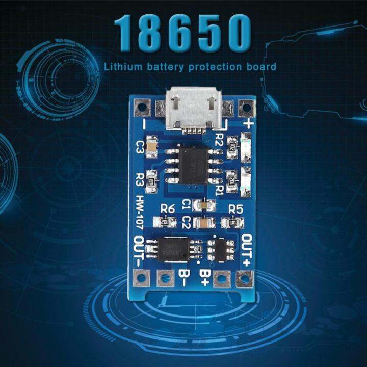 3.7-4.2V 18650 Lithium Battery Charger Module Board with Dual ...