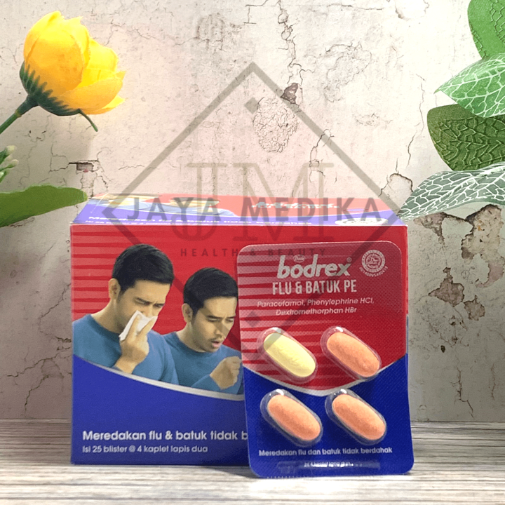 Bodrex Flu Dan Batuk PE Blister Isi 4 Kaplet | Lazada Indonesia