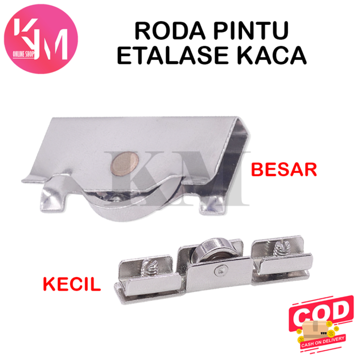 Roda Pintu Etalase Kaca Roda Showcase Sliding Roda Matex Besar Kecil ...