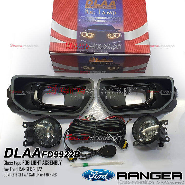 Ford Ranger XLT XLE XL 2023-2024 DLAA Brand Heavy Duty Foglights / Fog ...