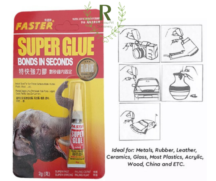 Faster Super Glue 2g | Lazada
