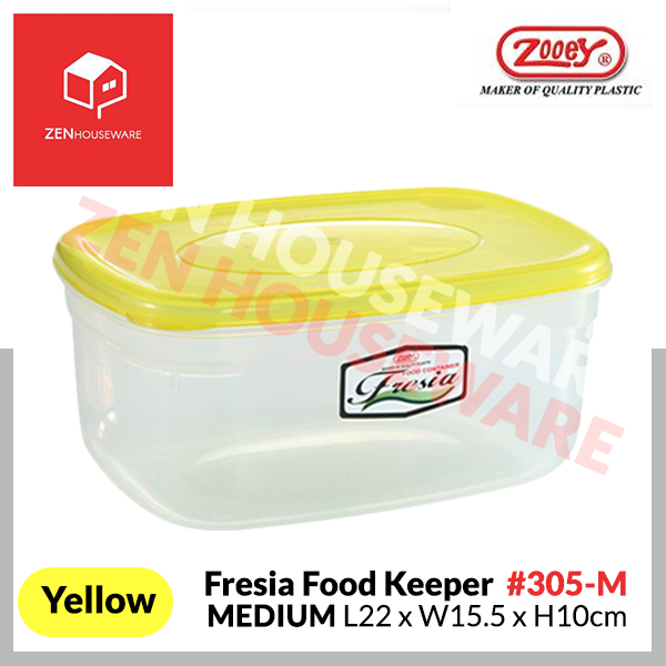 ZENHOUSEWARE Zooey MEDIUM Fresia Food Storage Keeper Tight-Sealing ...