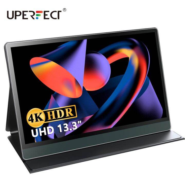 UPERFECT 4K Portable Monitor 13.3'' UHD IPS 3840X2160 USB C Screen W/ 100% Srgb 400 Nits ...
