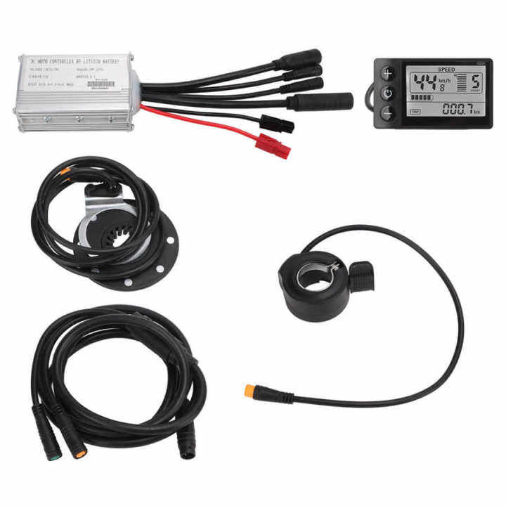 24V/36V/48V/60V 250W/350W Electric Bicycle Conversion Kit E-Bike Brushless Controller S866 LCD ...