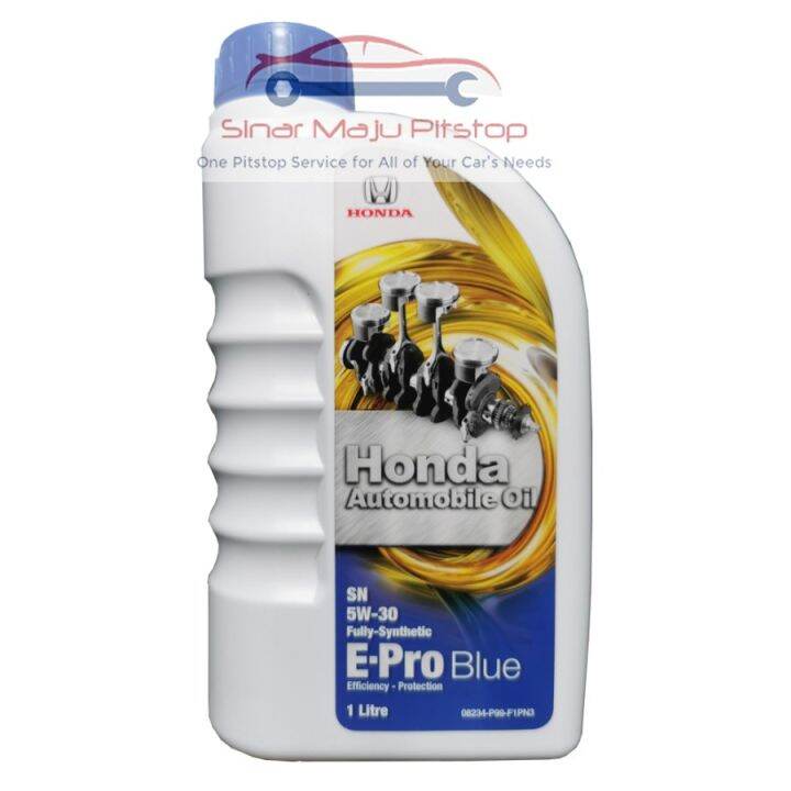 Honda E-Pro Blue 5W-30 SN GF-5 Fully Synthetic Original - Pelumas Oli Mesin Mobil Bensin 1 Liter ...