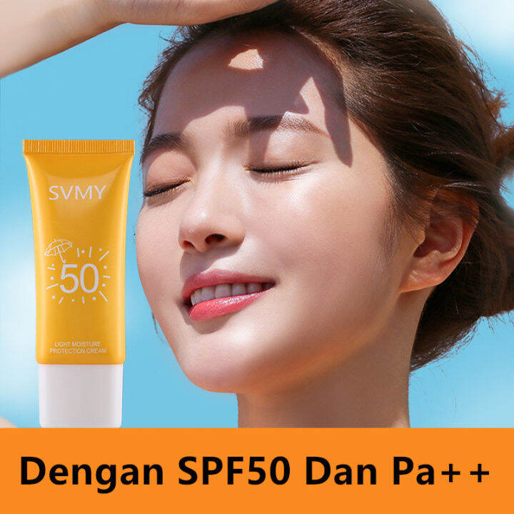 30ML SVMY Sunblock Cream Pelindung Sinar Matahari Dengan SPF50 Dan Pa++ ...