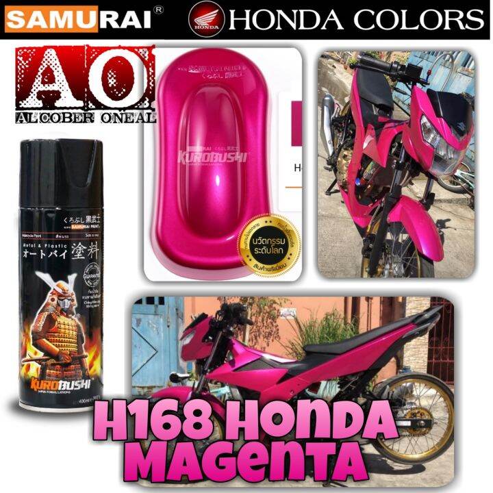 SAMURAI Spray Paint H168 Honda Magenta (COD) | Lazada PH